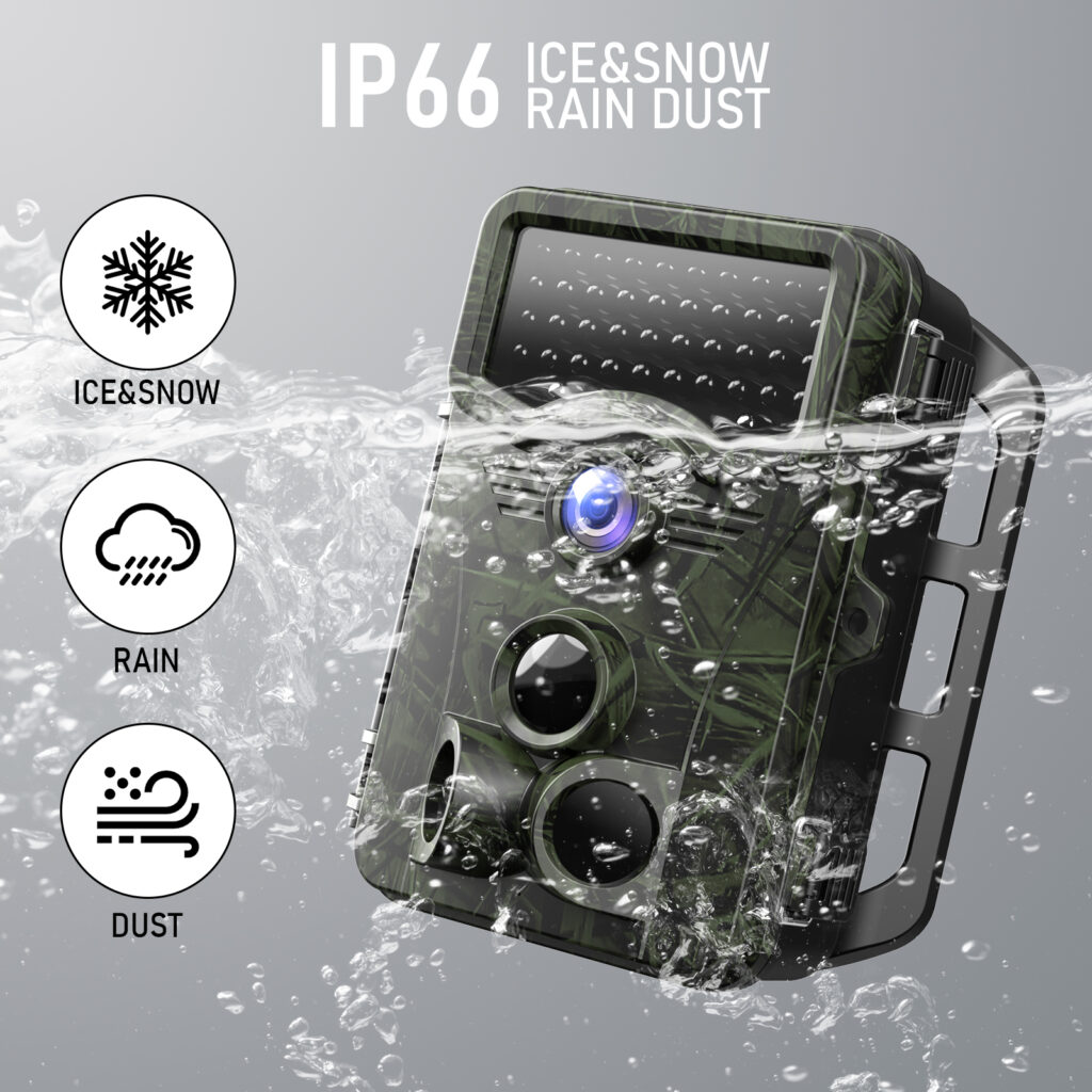 Vikeri 4K 32MP Trail Camera, Game Camera with Night Vision 0.2 Trigger ...